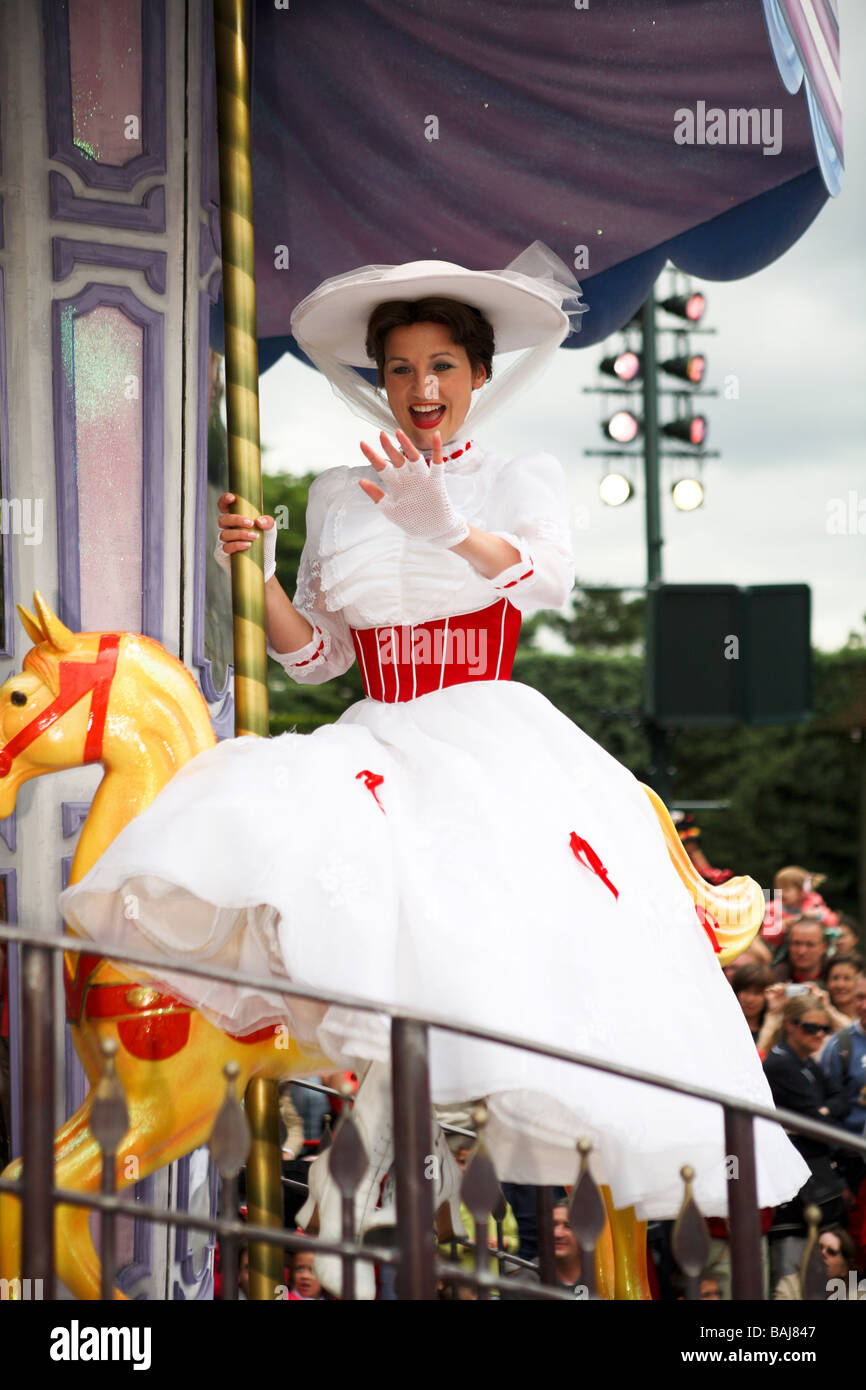 France Paris Euro Disney entertainment park Mary Poppins Stock Photo ...