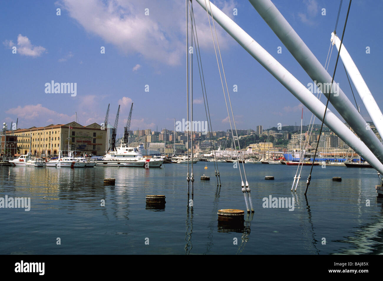 The ancient port of Genoa Italy Stock Photo - Alamy