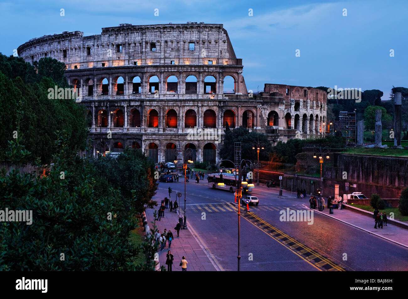 Classical holiday destination city break eternal city hi-res stock ...
