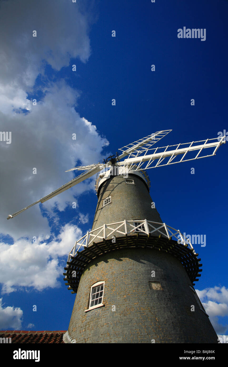Great Bircham windmill in Norfolk, UK Stock Photo - Alamy