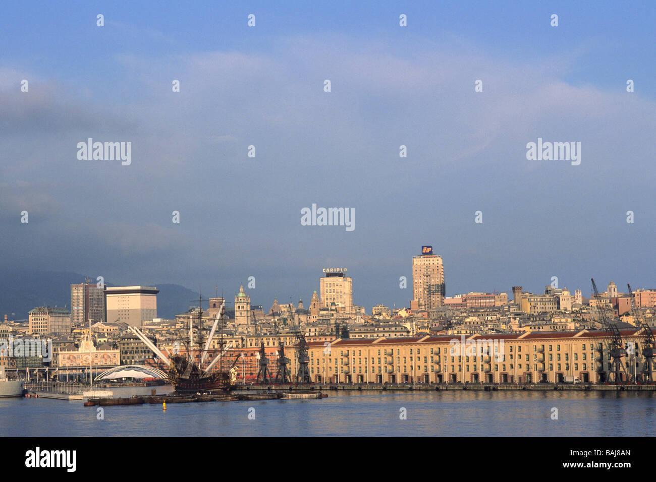 The port of Genoa Italy Stock Photo - Alamy