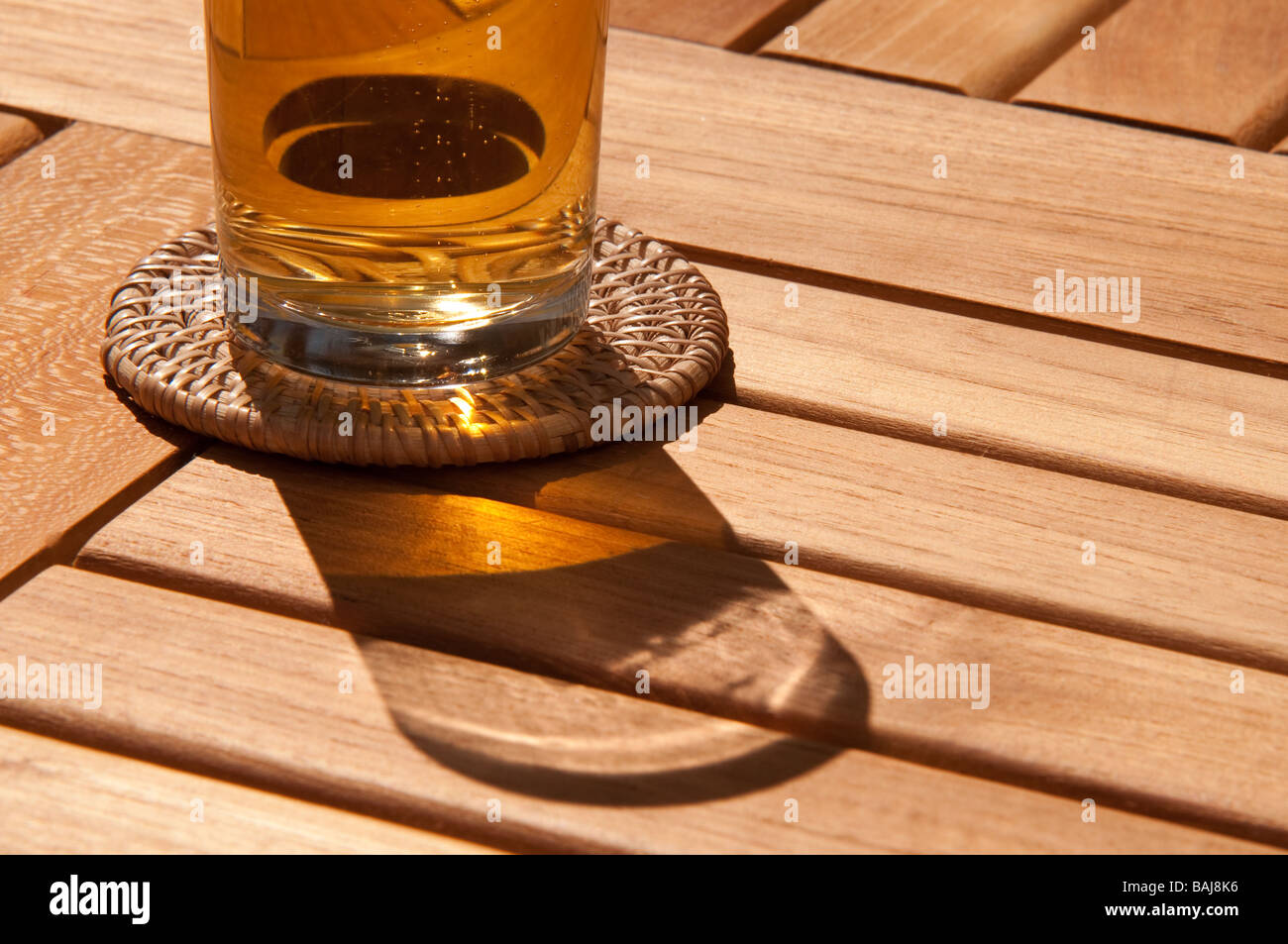 Summer sun and cold beer Stock Photo - Alamy