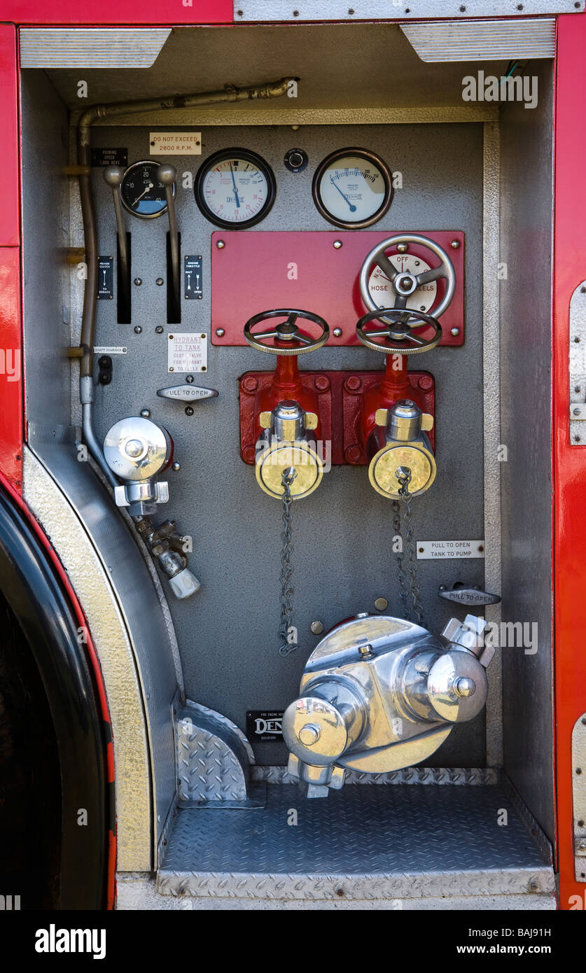 Vintage fire tender High Resolution Stock Photography and Images - Alamy