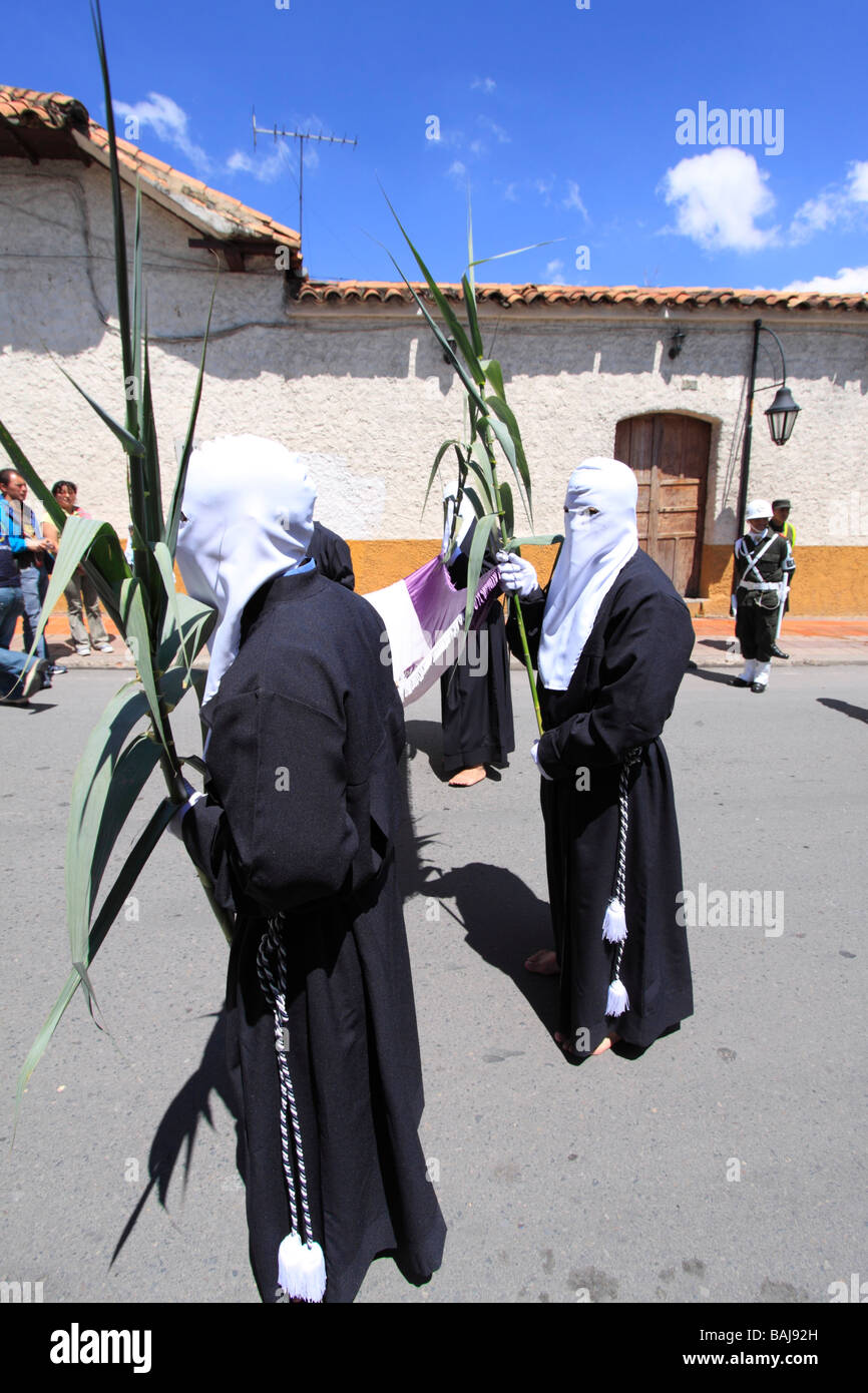 Holy Week procession, Tunja, Boyacá, Colombia, South America Stock ...