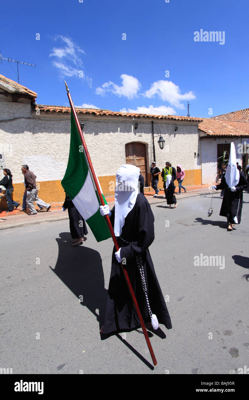 Holy Week procession, Tunja, Boyacá, Colombia, South America Stock ...