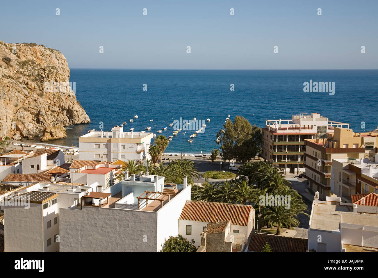 Beaches of Calahonda Tropical Coast Granada Andalusia Spain Stock Photo ...