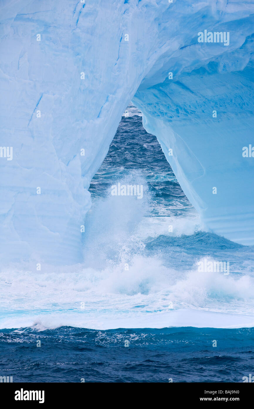 Iceberg with natural arch hi-res stock photography and images - Alamy