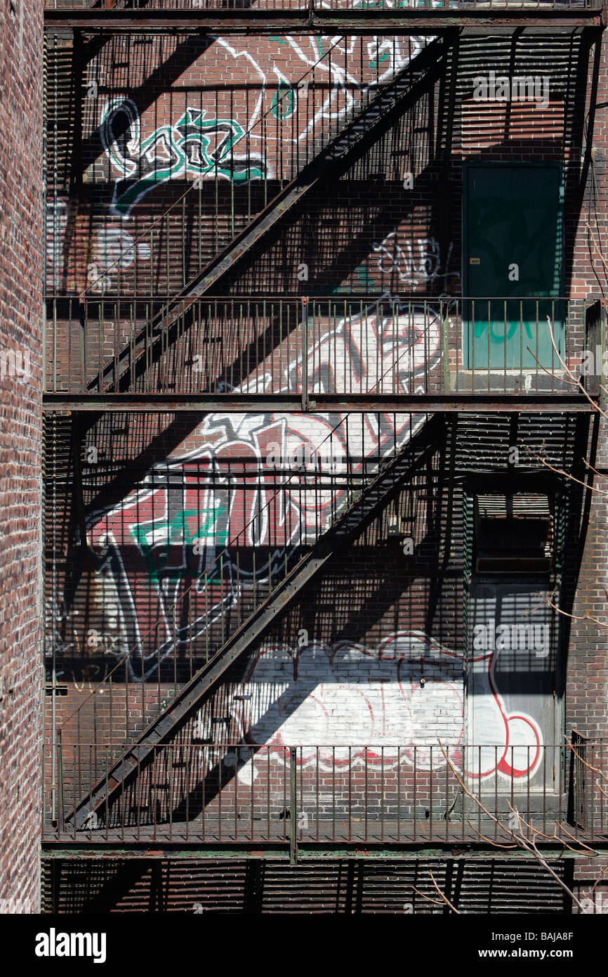 Fire escape hi-res stock photography and images - Alamy