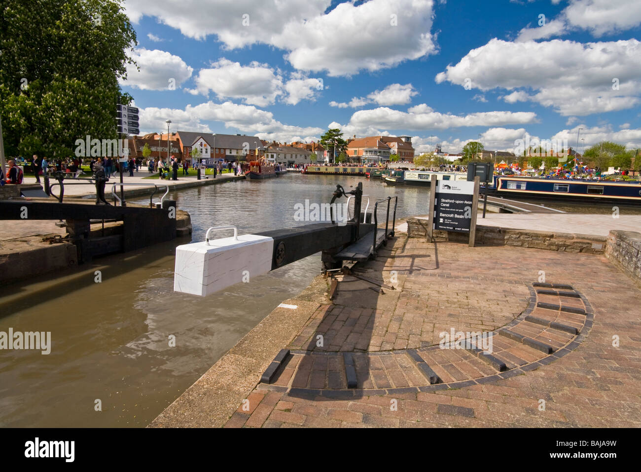 Bancroft Basin, Stratford-upon-Avon Stock Photo - Alamy