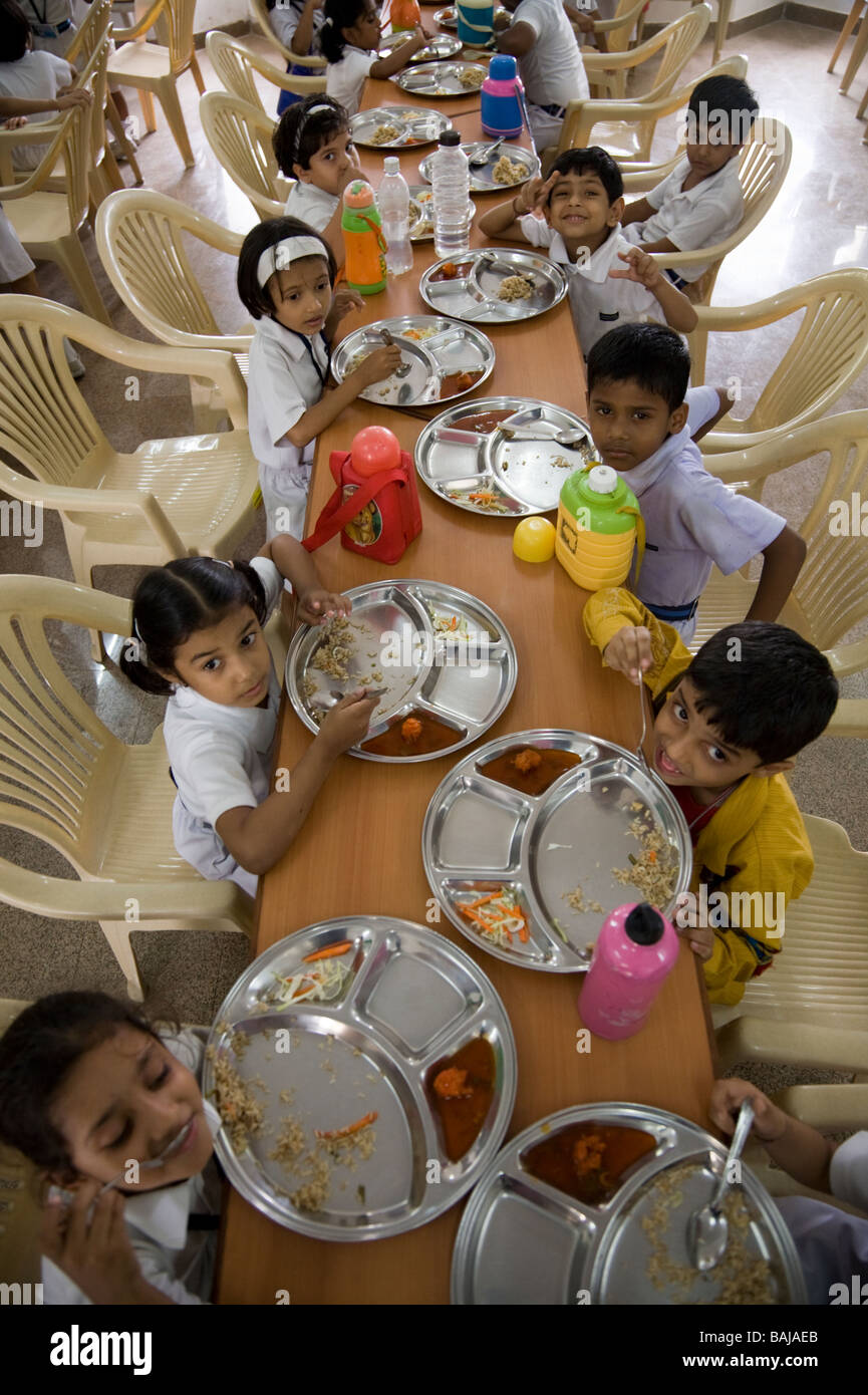 Children at school in Hazira, near Surat. Gujarat. India Stock Photo ...