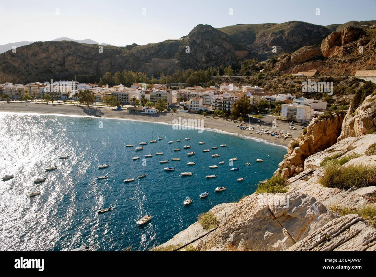 Beaches of Calahonda Tropical Coast Granada Andalusia Spain Stock Photo ...