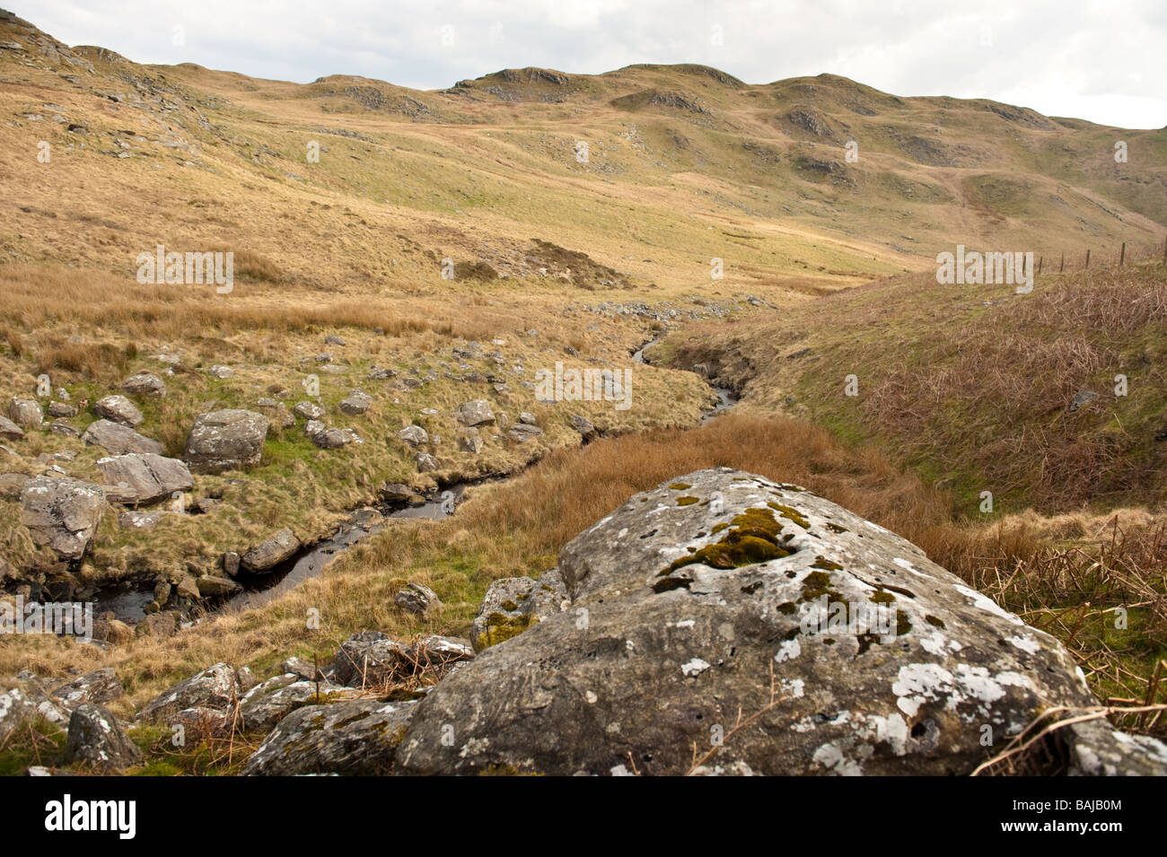 The Teifi Pools Walk path through the Upper Teifi valley rural ...