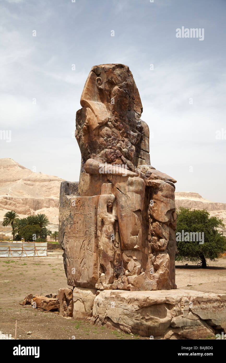 Colossus of Memnon, Thebes, Luxor, Egypt Stock Photo - Alamy