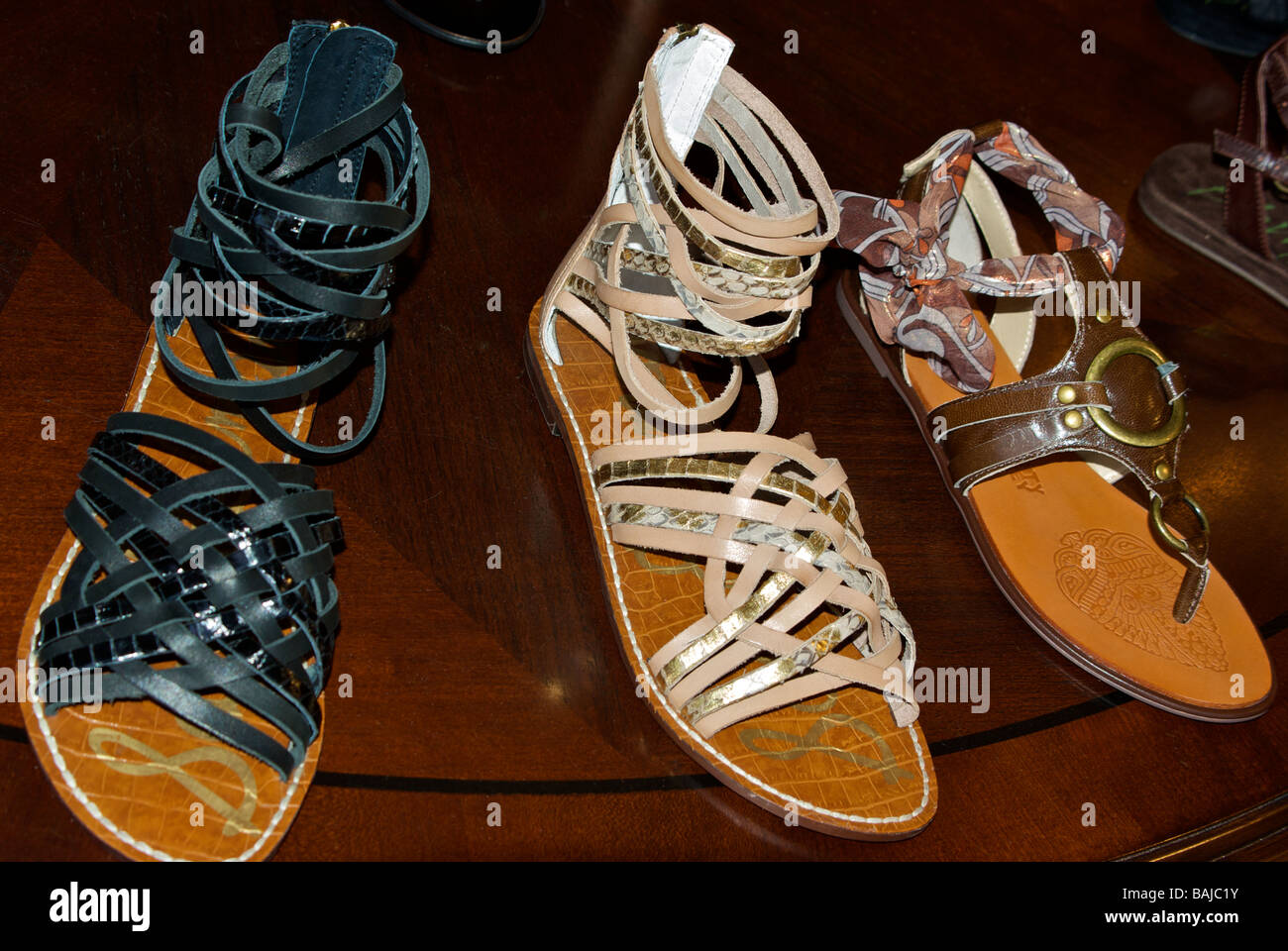 Ladies sandals hi-res stock photography and images - Alamy