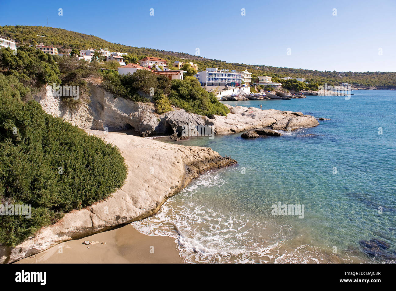 Greece, Saronic Gulf island, Aegina island, Agia Marina Stock Photo - Alamy