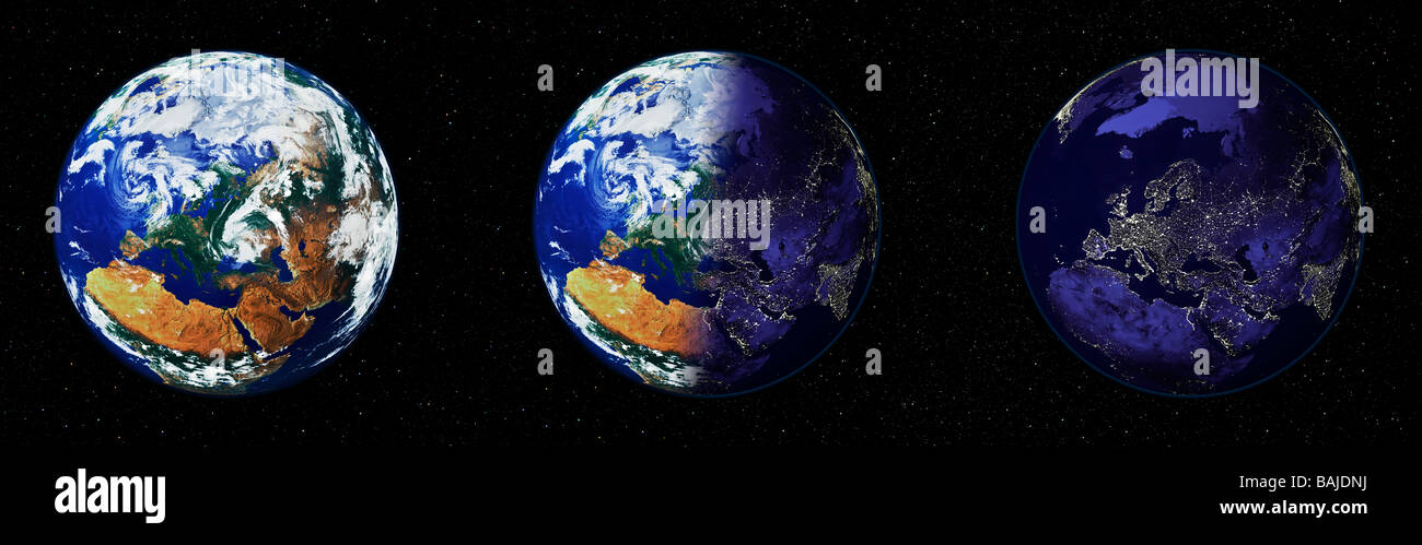 Day And Night On Earth From Space