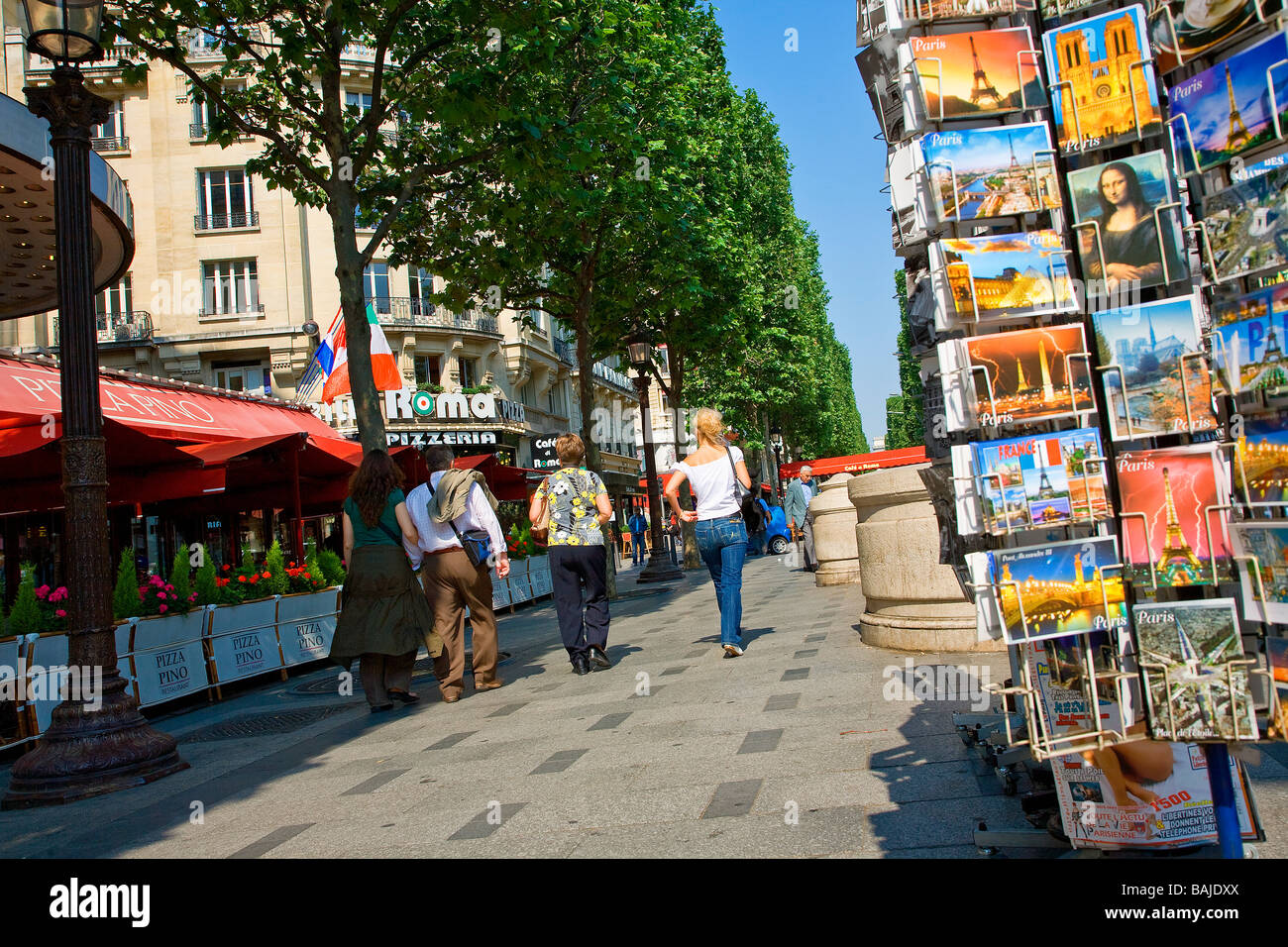 France, Paris, Avenue des Champs Elysees Stock Photo - Alamy