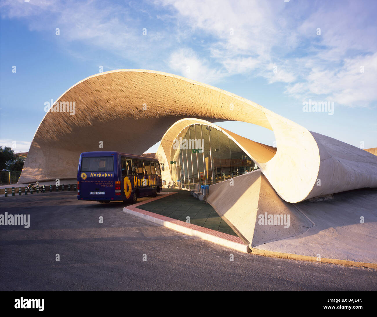 Local Bus Station, Caceres-Extremadura, Spain, Justo Garcia Rubio ...