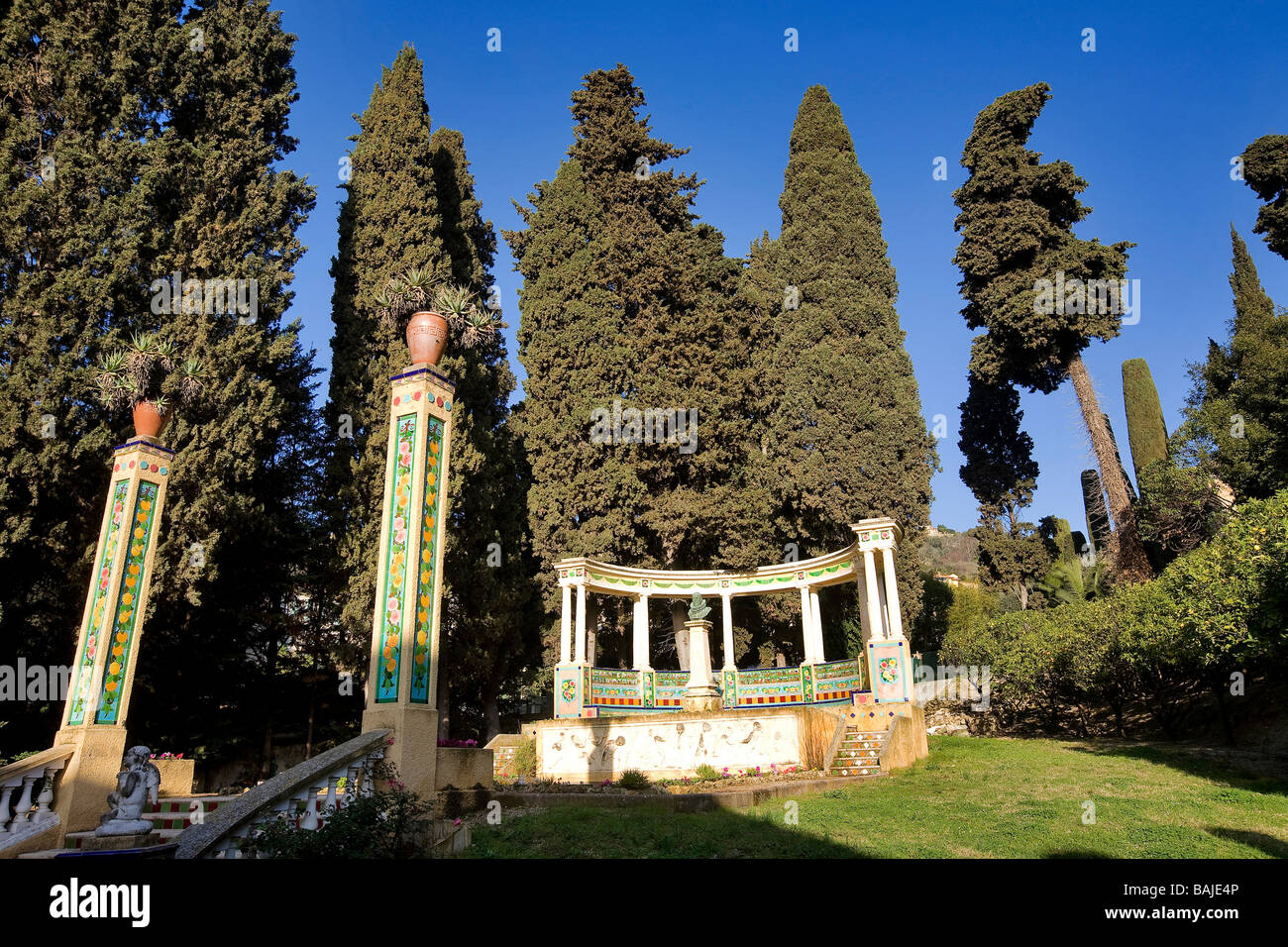 Menton fontana rosa garden hi-res stock photography and images - Alamy