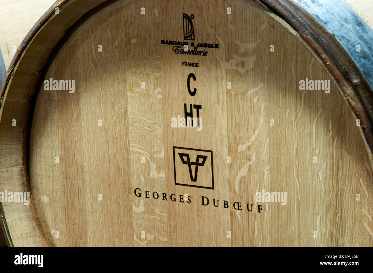 dargaud & jaegle stamp on barrel georges duboeuf beaujolais burgundy ...