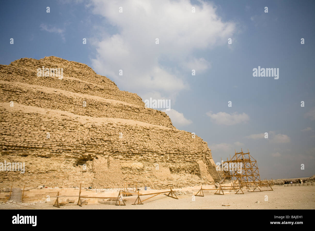 Ancient Stepped Pyramids Egypt Stock Photo - Alamy