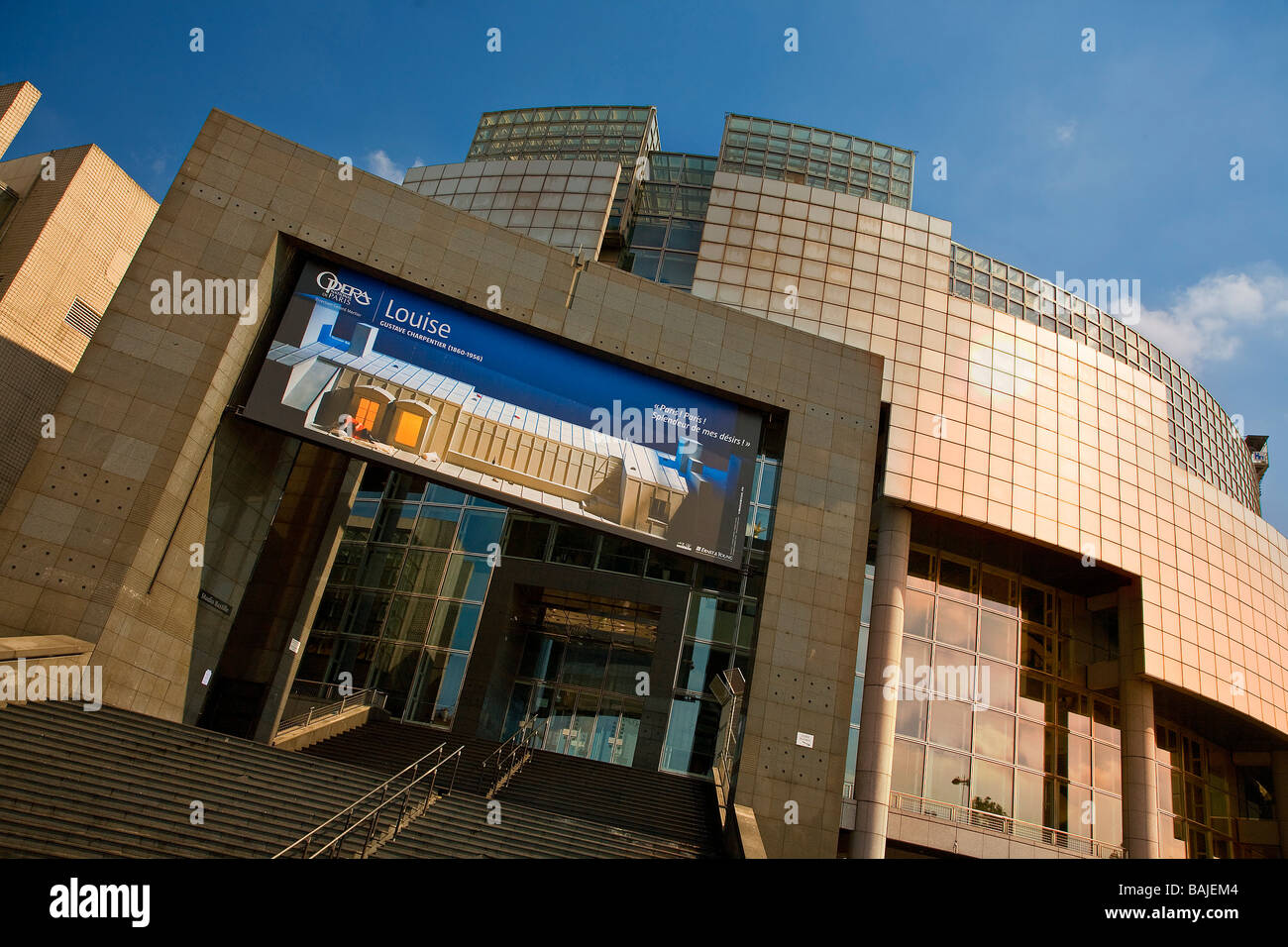 France, Paris (75), Bastille District, Bastille Opera House by the ...