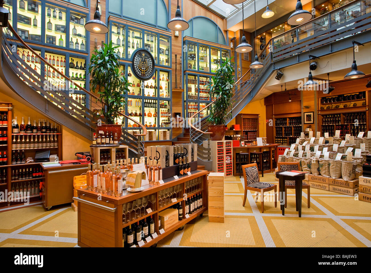 France, Paris, La Madeleine District, Hediard Delicatessen Stock Photo ...