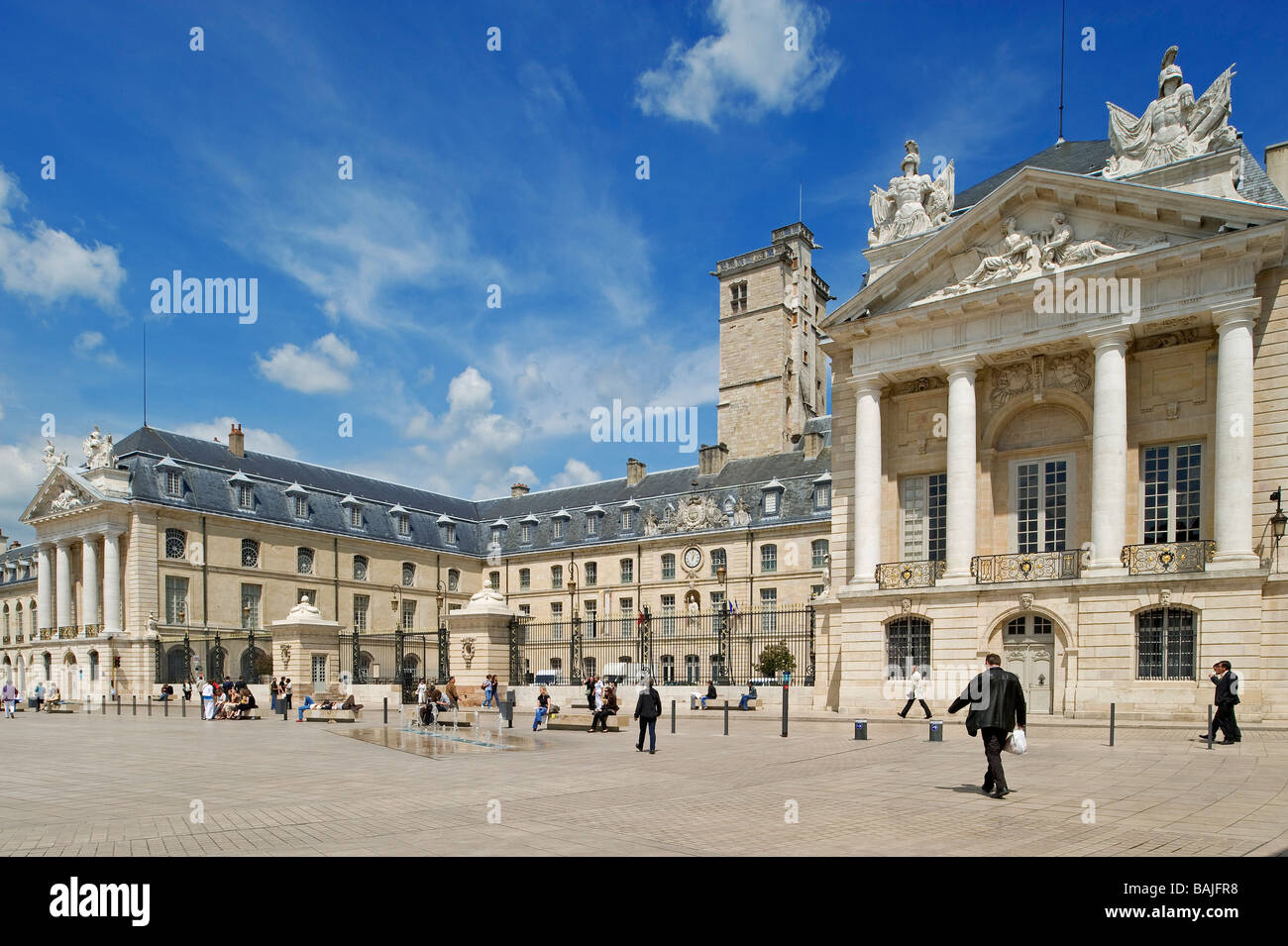 France, Cote d'Or, Dijon, Palais des Ducs and the Place de la ...