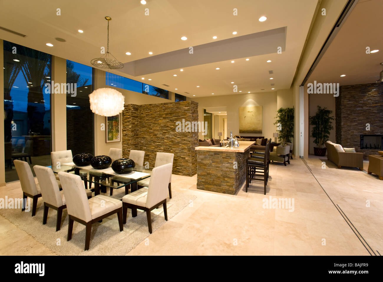 Modern house interior Stock Photo - Alamy