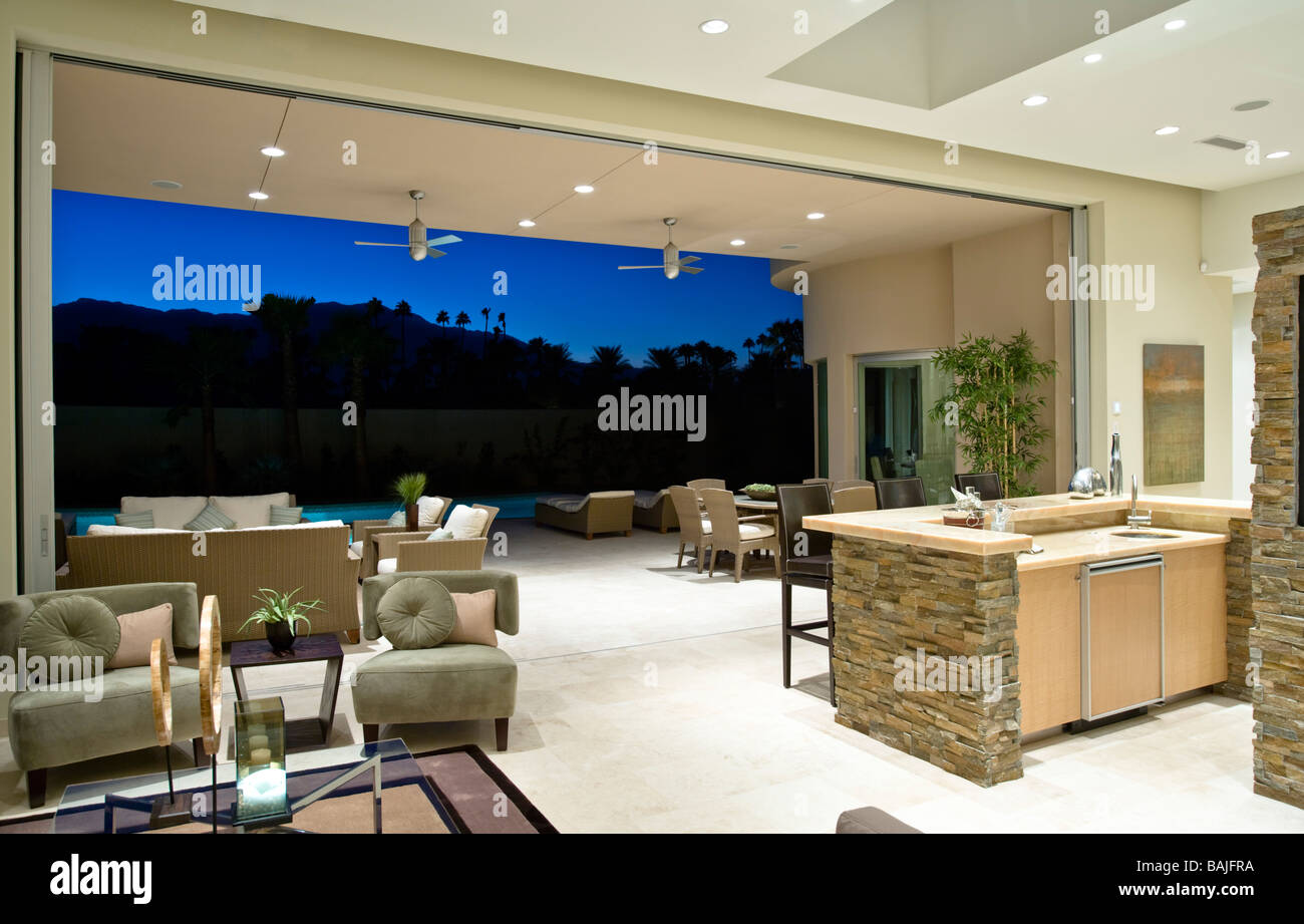 Modern house interior Stock Photo - Alamy