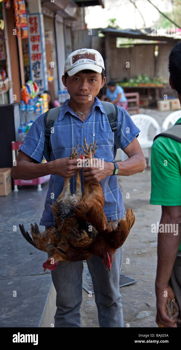 Chicken seller hi-res stock photography and images - Alamy