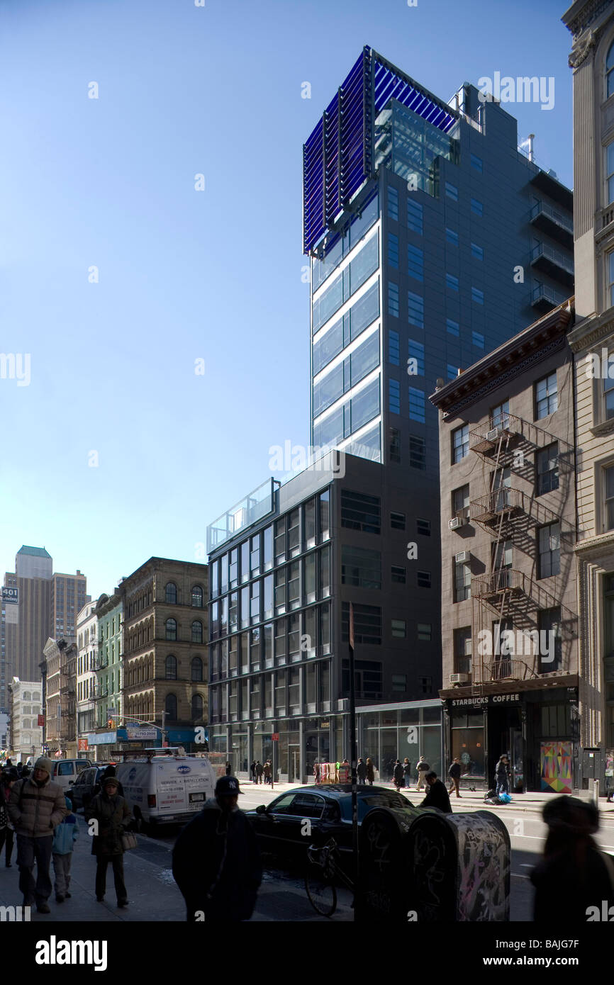 40 MERCER ST OFFICES, JEAN NOUVEL, NEW YORK, UNITED STATES Stock Photo ...