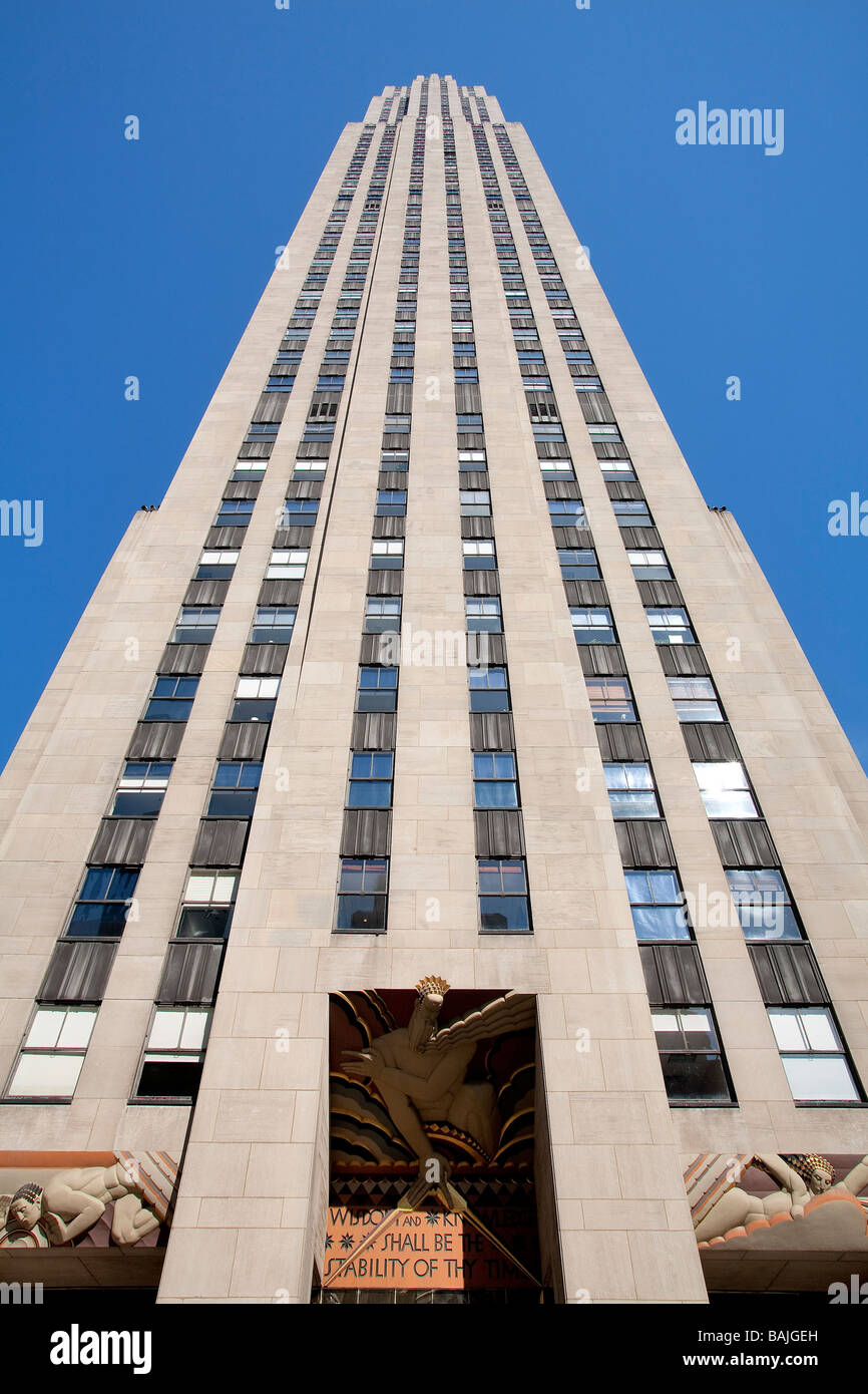 United States, New York City, Manhattan, Midtown, Rockefeller Center ...