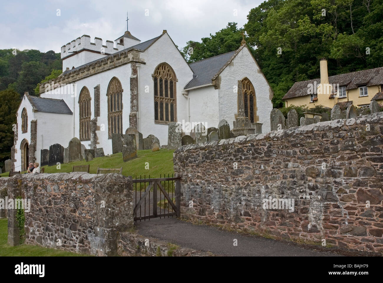 All Saints Church at Selworthy in Somerset Stock Photo - Alamy