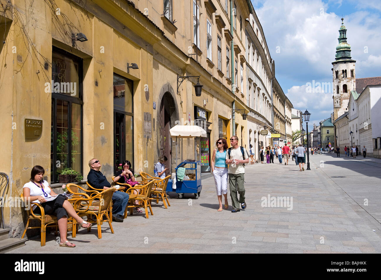Poland, Lesser Poland region, Krakow, Grodzka Street Stock Photo - Alamy