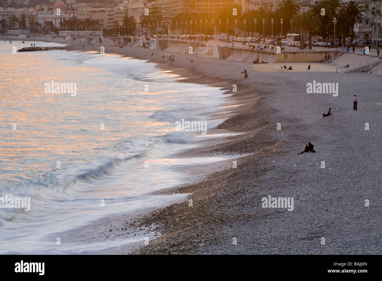 Nice beach france hi-res stock photography and images - Alamy