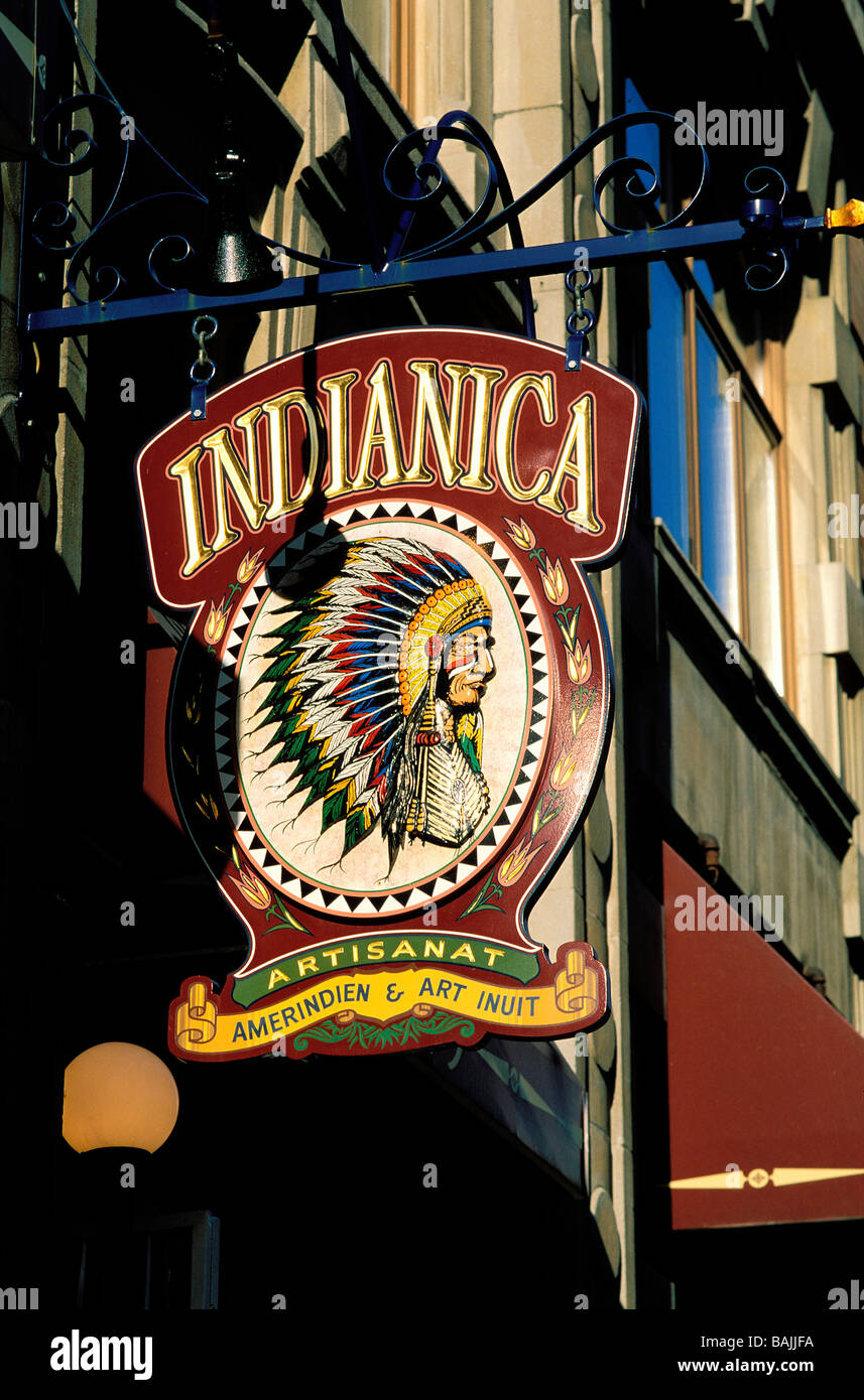 Canada, Quebec Province, Montreal, sign Stock Photo - Alamy