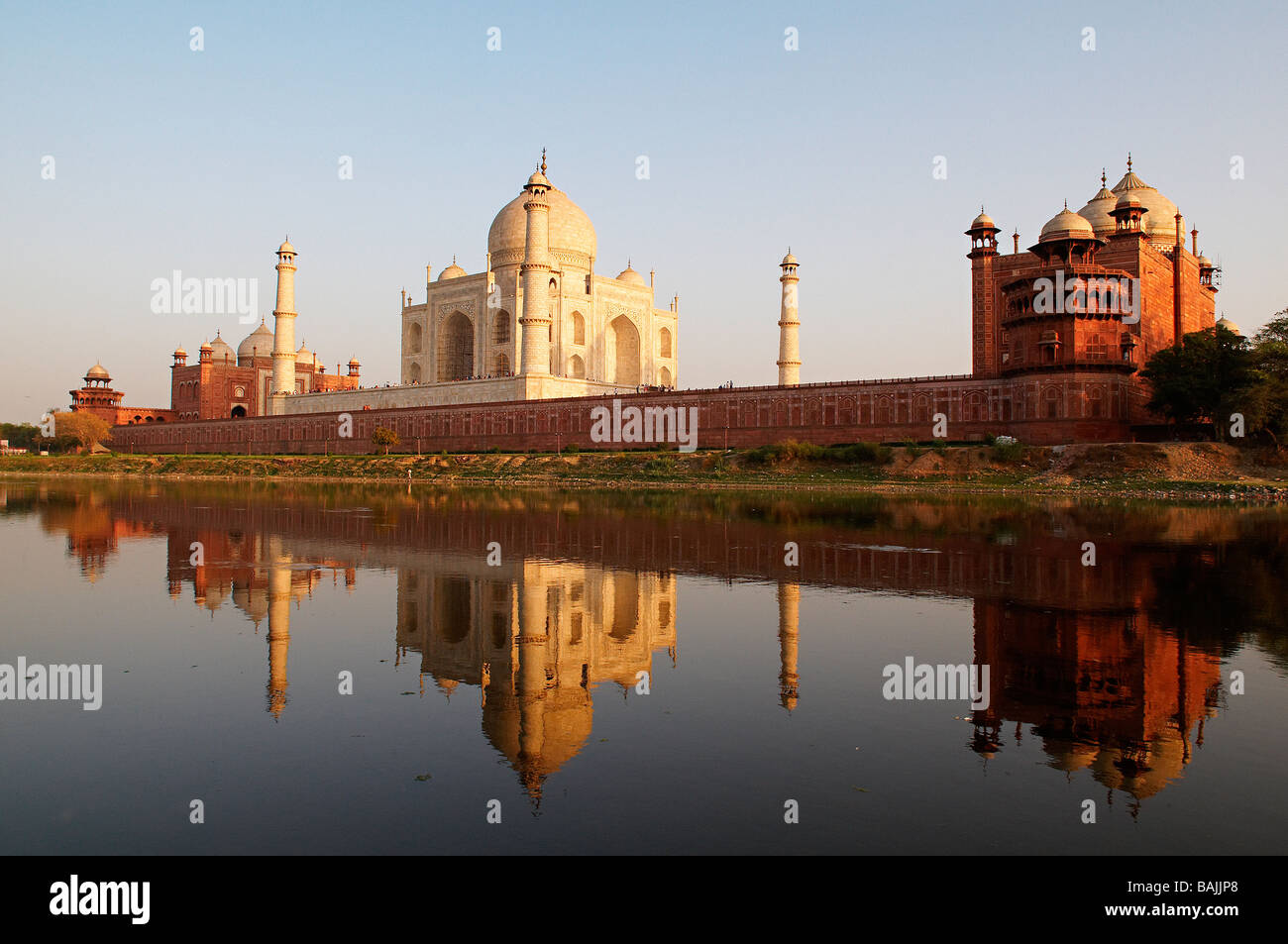 India, Uttar Pradesh province, Agra, the Taj Mahal listed as World ...