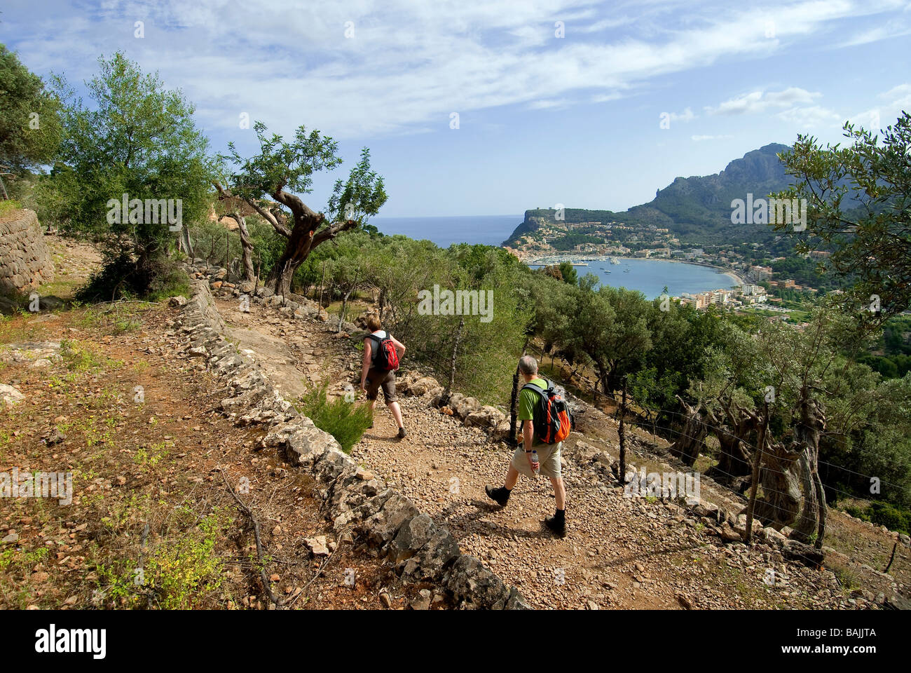 Spain, Balearic Islands, Majorca, Soller, the Orange Express tram ...