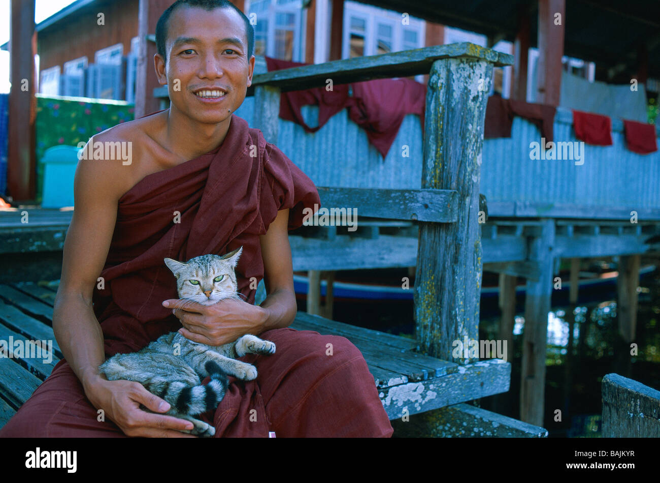 Myanmar (Burma), Shan State, Nyaung Shwe near Lake Inle, Shwe Yan Pyay ...