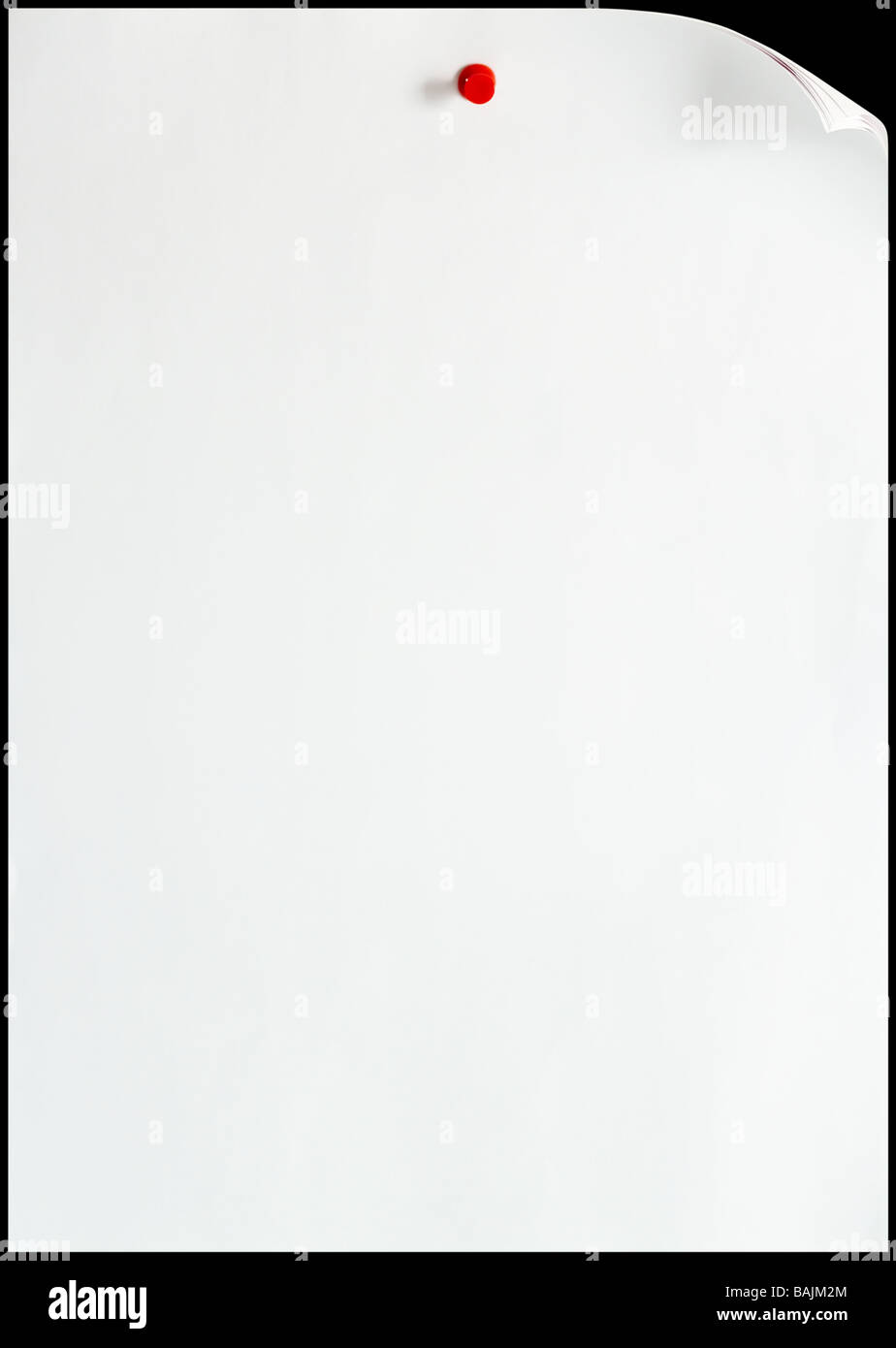 Paper and push pin hi-res stock photography and images - Alamy