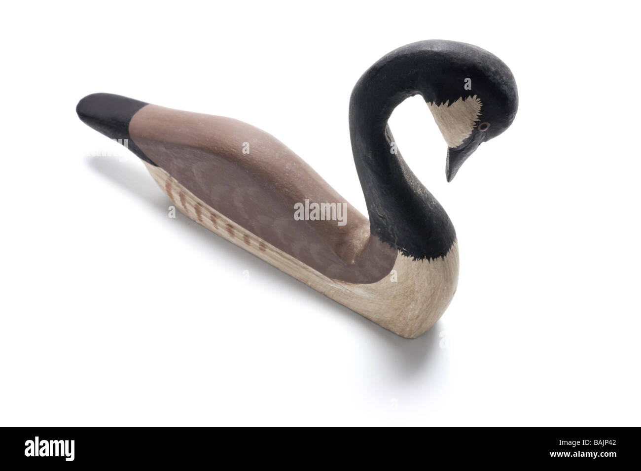 Wooden Goose Figurine Stock Photo - Alamy