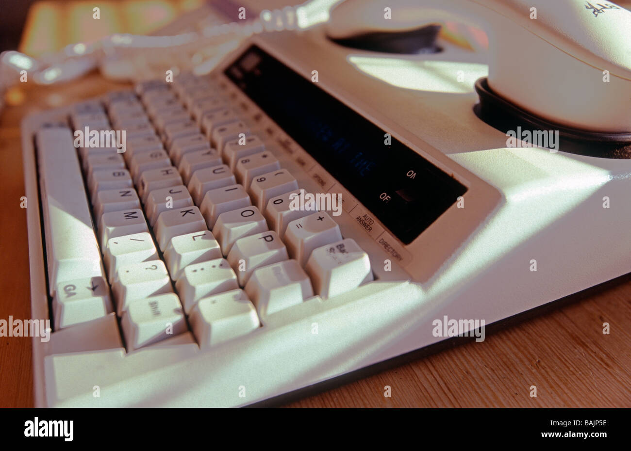 Minicom for deaf users of telephone UK Stock Photo - Alamy