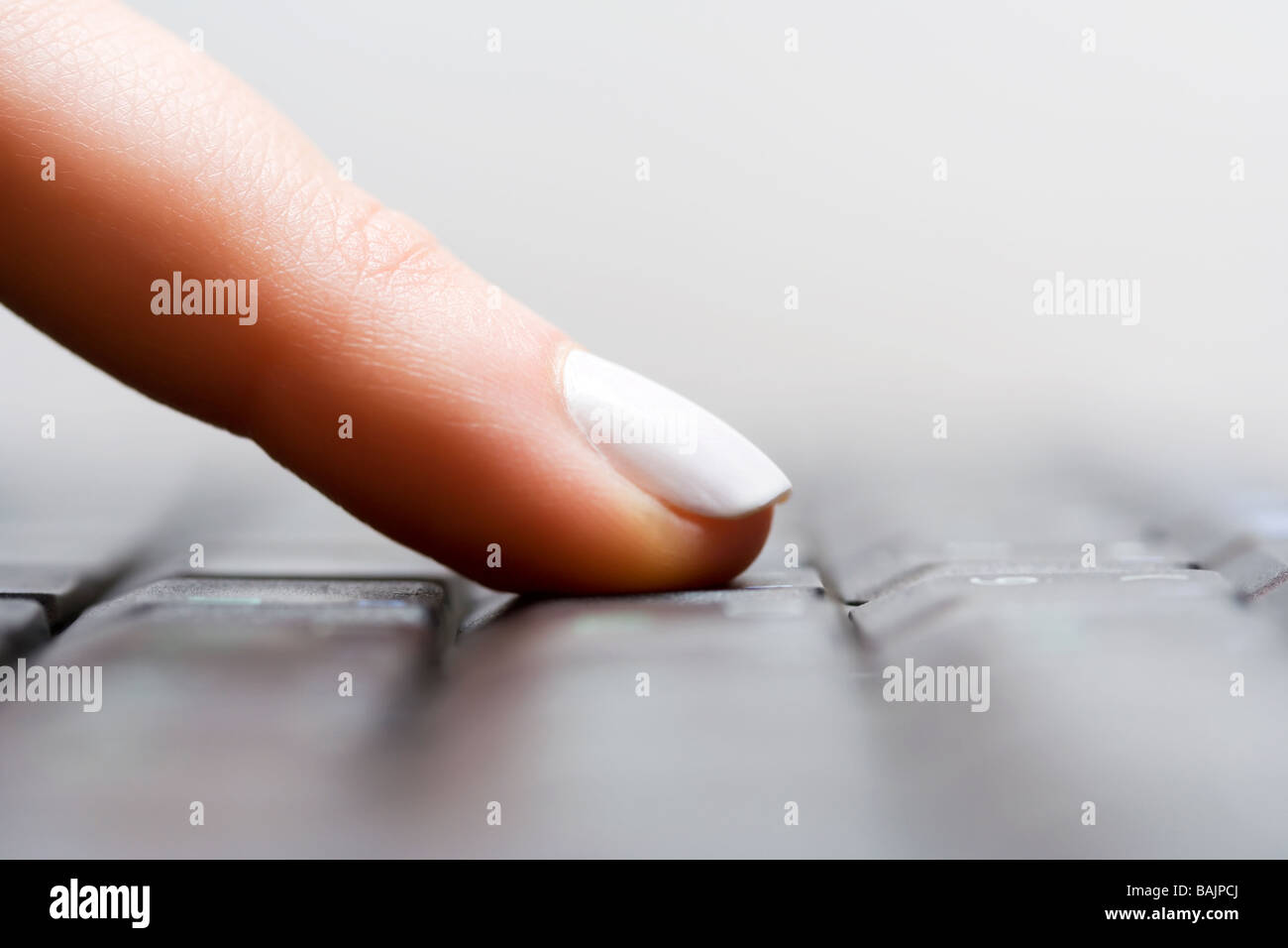 Finger computer keyboard key hi-res stock photography and images - Alamy