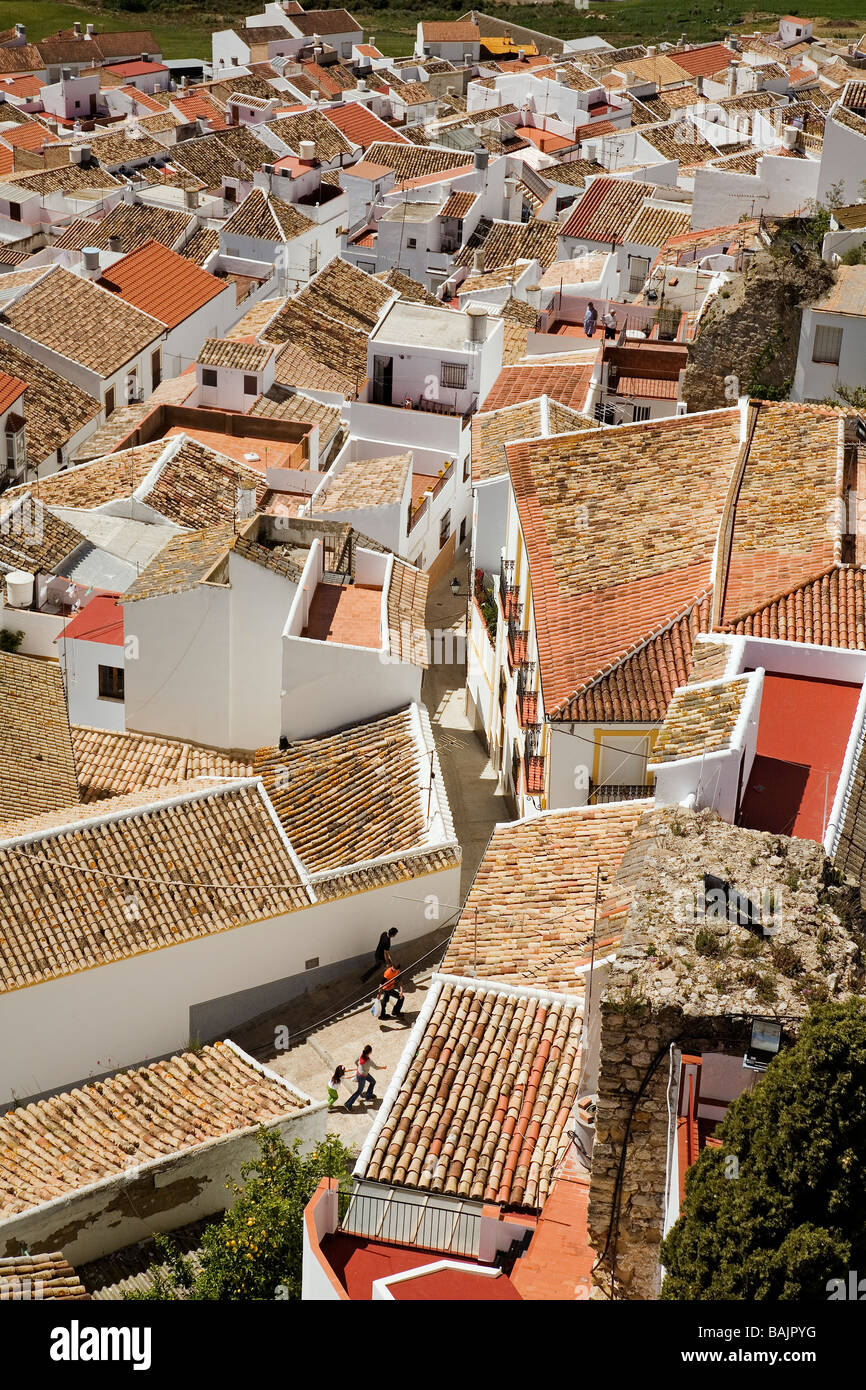 Typical Houses in Olvera White Villages in Sierra de Cádiz Andalusia ...