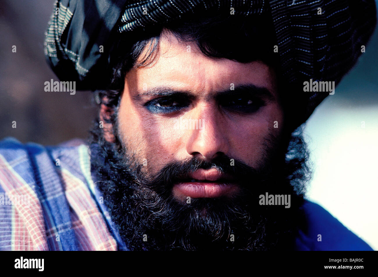 Pakistan, North-West Frontier Province (NWFP), Pathan, portrait of a ...