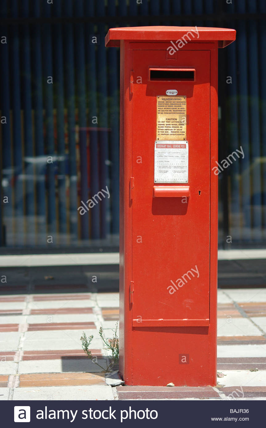 African Post Office Letterbox Mailbox High Resolution Stock Photography ...