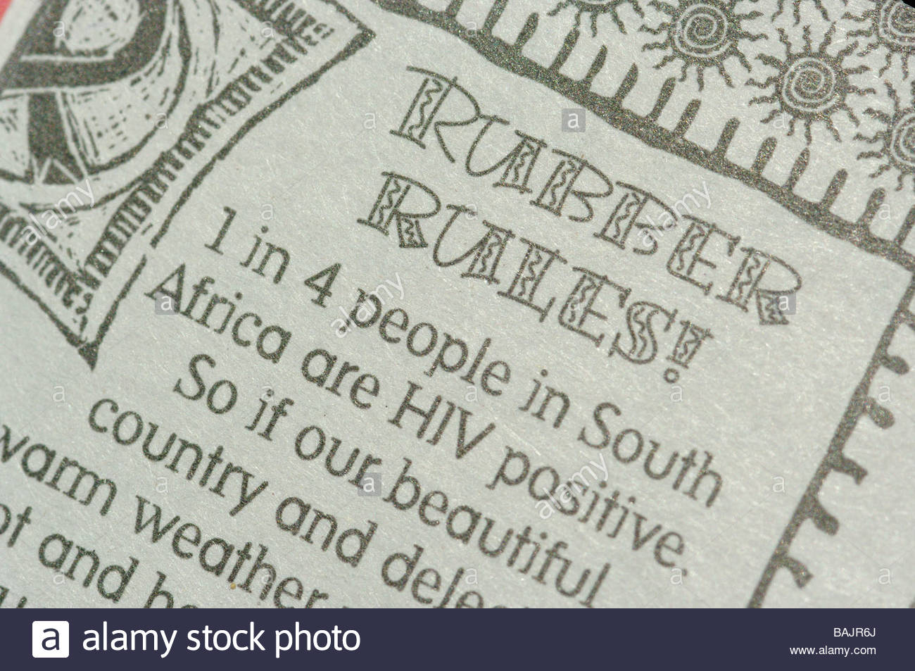 Condom Advertisement High Resolution Stock Photography and Images - Alamy