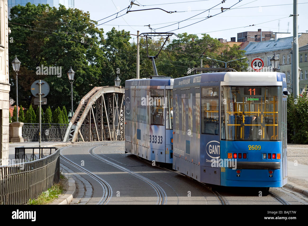 Poland, Silesia region, Wroclaw, tram Stock Photo - Alamy