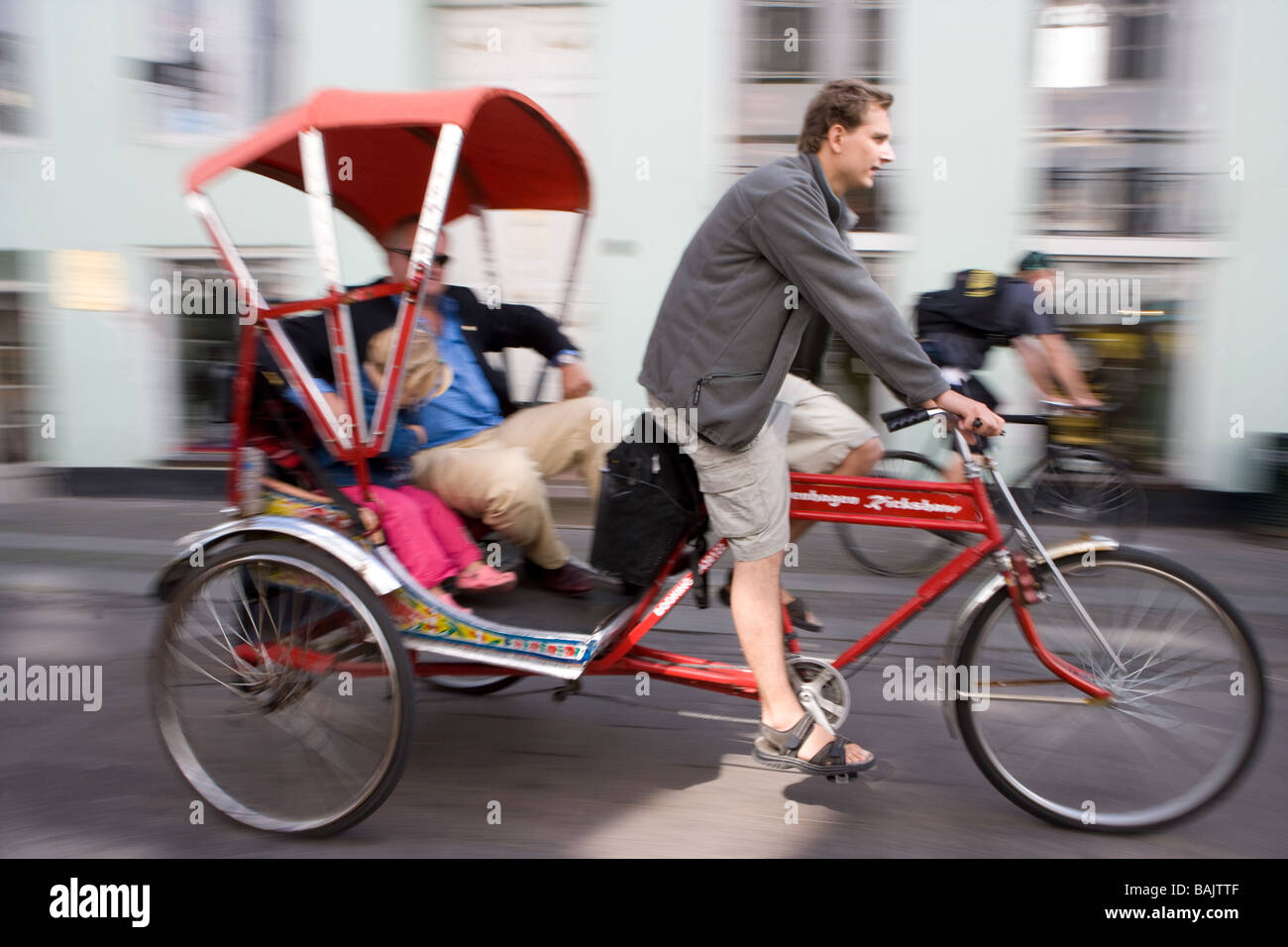 Rickshaw in Copenhagen Denmark Stock Photo - Alamy